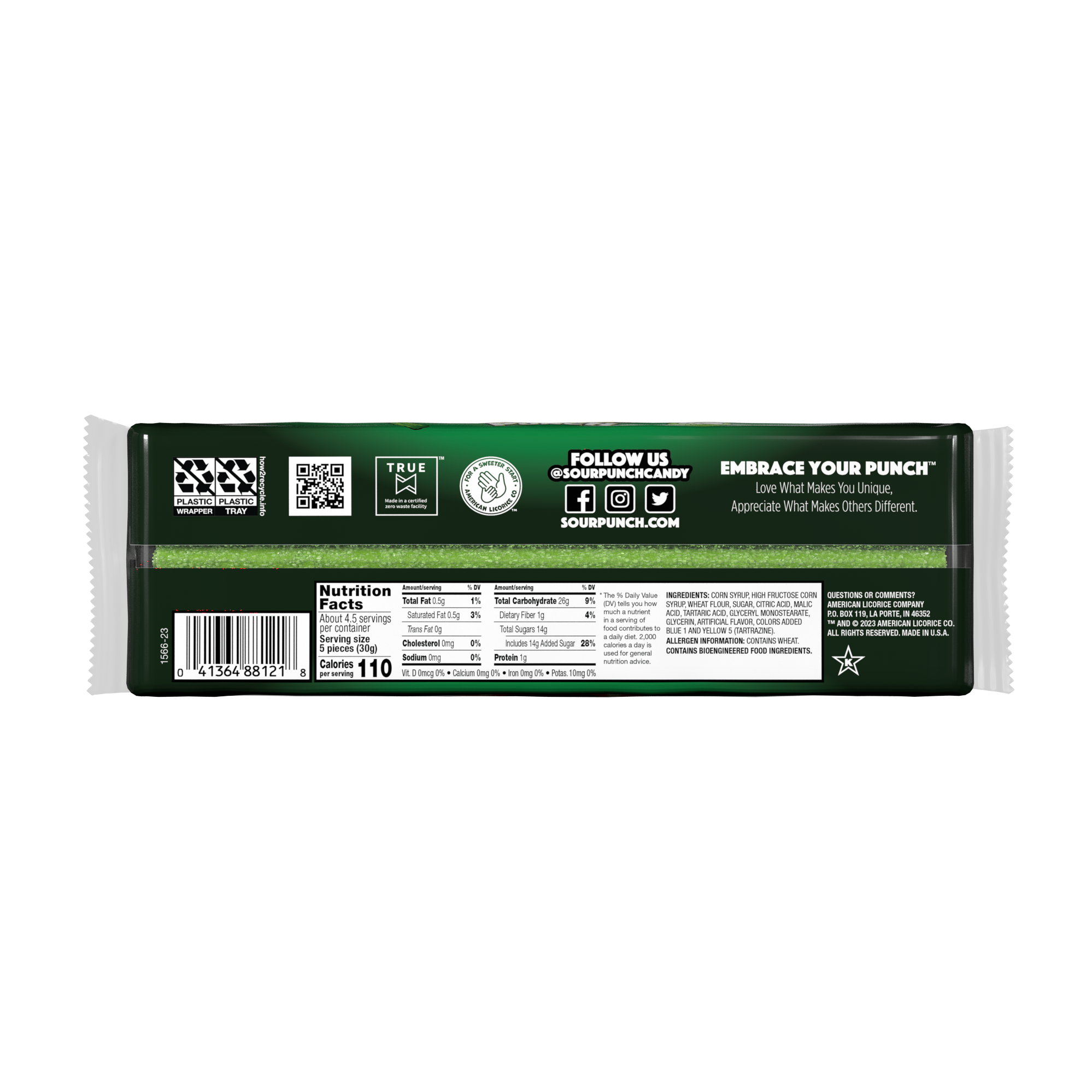 SOUR PUNCH® Pickle Roulette Straws, 12/4.5 oz – American Licorice Wholesale