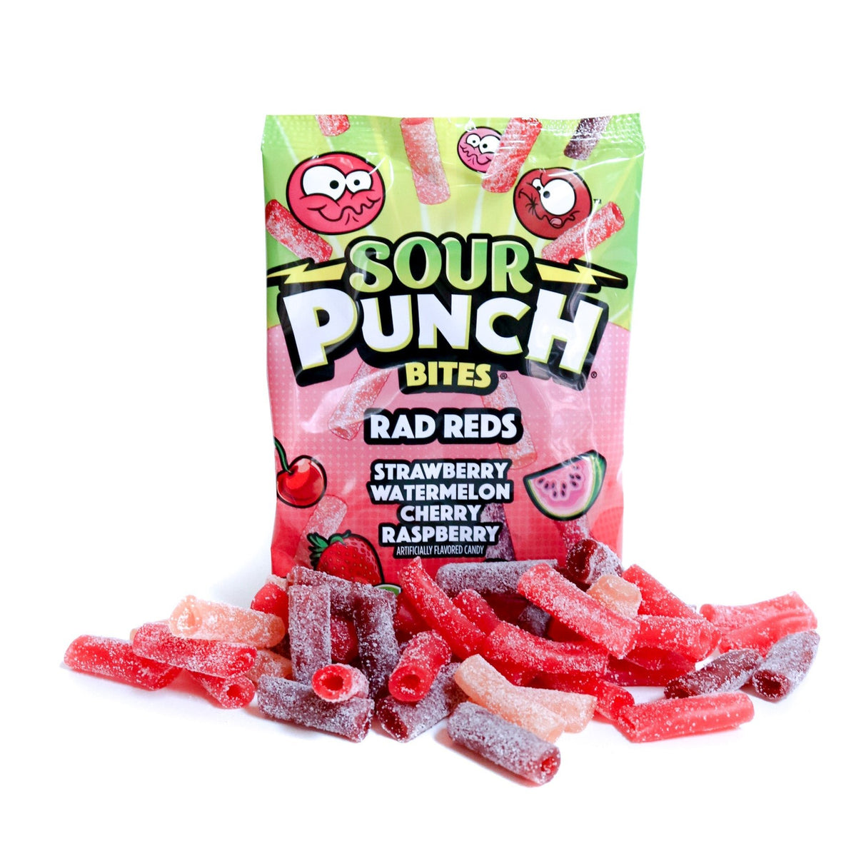 SOUR PUNCH® Bites®, Rad Red Candy Flavors, Hanging Bag 12/5 oz ...